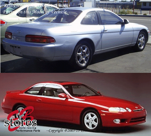 Vent Shade Window Visor 2DR For Lexus SC300 SC400 92-00 1992 1993 1994 ...