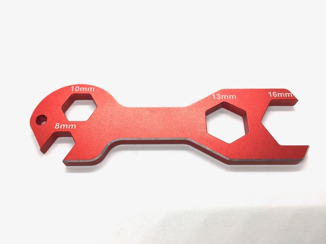 1pc 3.5" CNC Metal Hex Spanner M8,M10,M12 Nut Use, L88xW28xH4mm RC ...