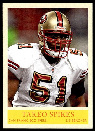 2009 Philadelphia Takeo Spikes #166 San Francisco 49ers | eBay