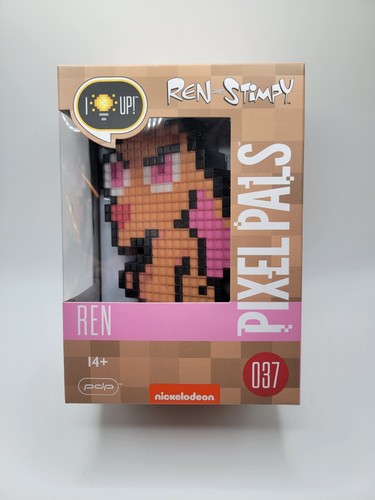 Pixel Pals Ren and Stimpy- Ren - Light-Up Display 037 New Factory ...