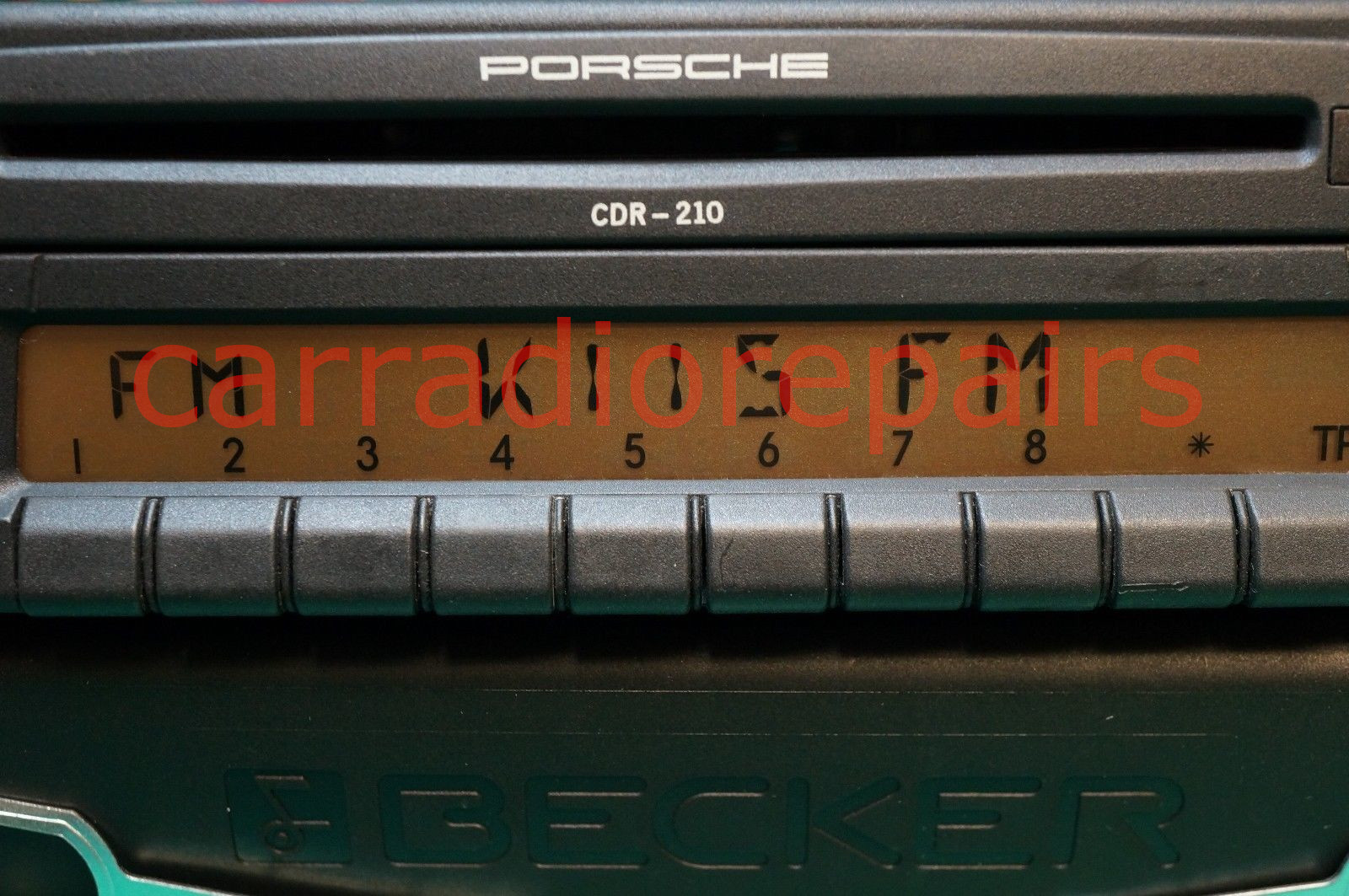 PORSCHE CDR-210 BECKER BE-2282 STEREO RADIO CD+AUX IN+iPHONE 5/6 ...