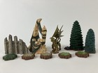 Heroscape Marro Hive + Charos + Evergreen Trees Ruined Wall Terrain ...