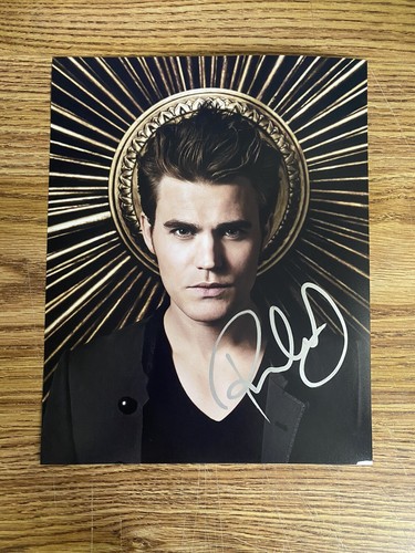 Paul Wesley Autographed 8x10 Photo Vampire Diaries | eBay
