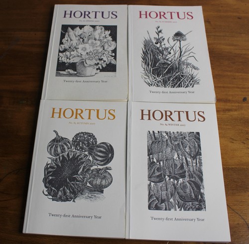 Hortus Magazine 2007 Full Year #81 82 83 84 Summer Spring Winter Fall ...