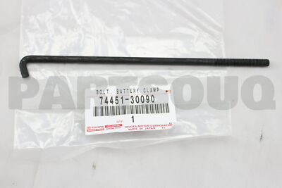 7445130090 Genuine Toyota BOLT, BATTERY CLAMP 74451-30090 | eBay