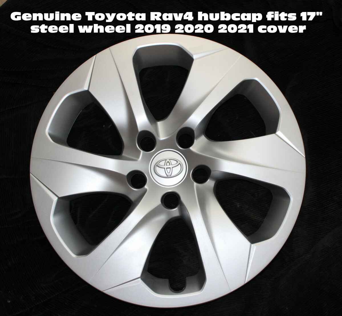 Genuine Toyota Rav4 hubcap fits 17" steel wheel 2019 2020 2021 2022 ...