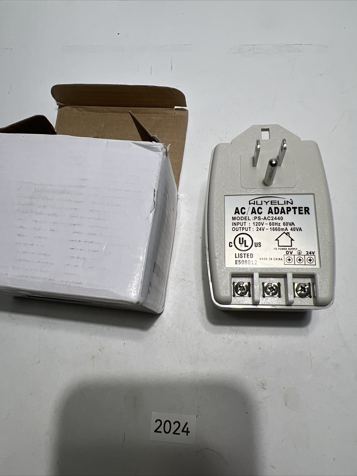 24VAC 40VA Plug in Transformer Doorbell Compatible with All Doorbells ...