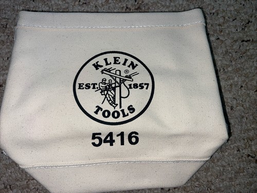 Klein Tools 5416 Tool Pouch, Small Tool Bag for Bolt Storage with Bull ...