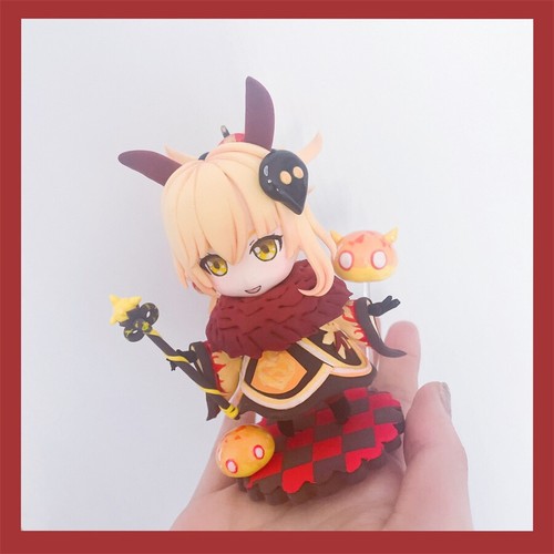 Genshin Impact Abyss Mage Naganohara Yoimiya Figure Figurines Clay ...