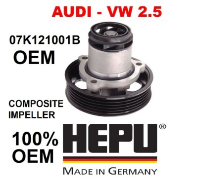 HEPU OEM Engine Water Pump Fits 2.5L VW Beetle Jetta Passat Rabbit ...