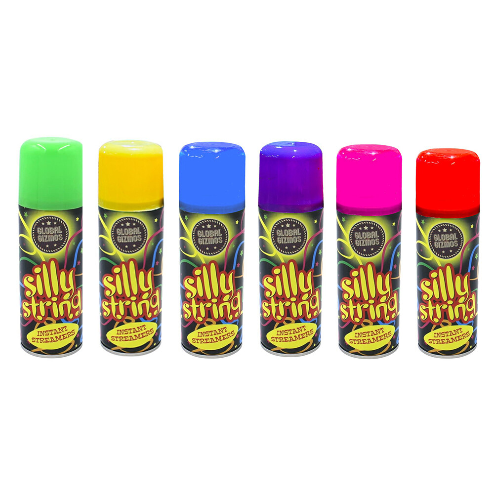 Silly String Spray Can 250ml Mix Colors Party String Spray Fun For All Occasions | eBay