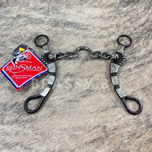 5.5" Reinsman Pro Roper Ported Chain Mouth Curb Bit | eBay