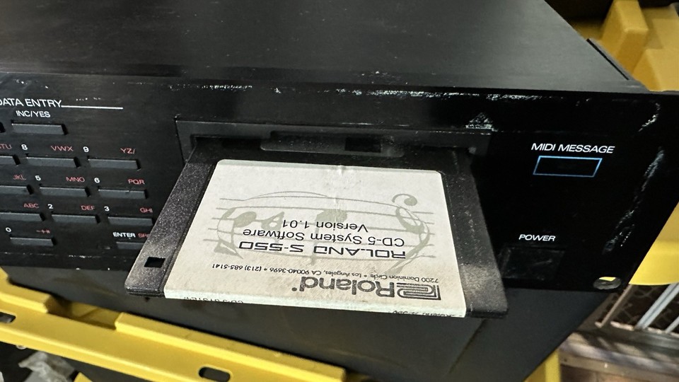 Vintage Roland S-550 Digital Sampler | eBay