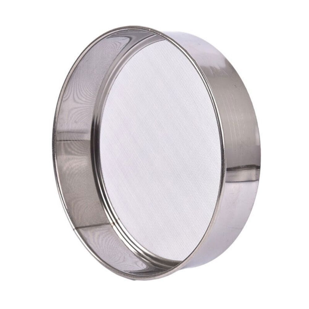 Round Flour Sieve 12/18cm Strainer Sifters Kitchen Mesh Flour Sifter ...