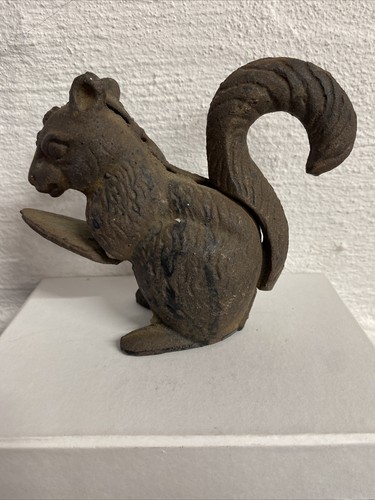 Vintage Cast Iron Squirrel Nutcracker ~ 4 1/4" | eBay