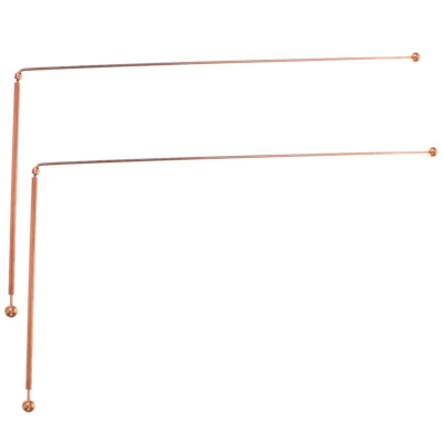 2PCS Dowsing Rod Copper Divining Rod Flexible Rotation Divining Tool ...