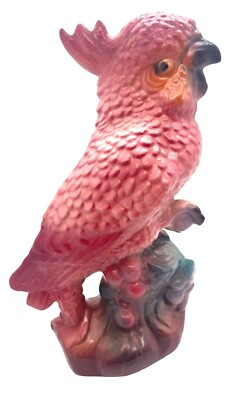Pottery/Ceramic Vintage Maddox of California Pink Figural Cockatoo ...