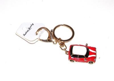 KEYCHAIN KEY FOB GT Ring & Lobster Claw Fastener Metal Car CHILI RED ...