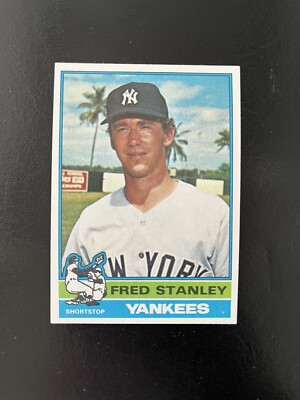 1976 TOPPS #429 FRED “CHICKEN” STANLEY NY YANKEES—SUPER SHARP💥*** (tgcs ...
