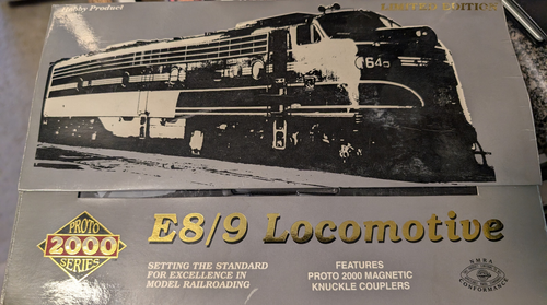 HO PROTO 2000 E8/E9 ILLINOIS CENTRAL IC # 4027 with MARS Light 920 ...