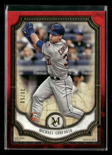 2018 Topps Museum Collection #82 Michael Conforto Ruby #/50 | eBay
