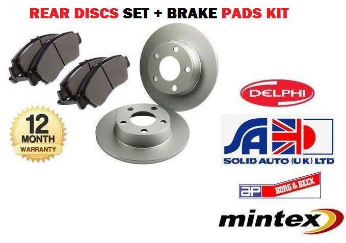 FOR LEXUS IS200 IS300 2.0i 1/1999-12/2005 NEW REAR BRAKE DISCS + DISC ...