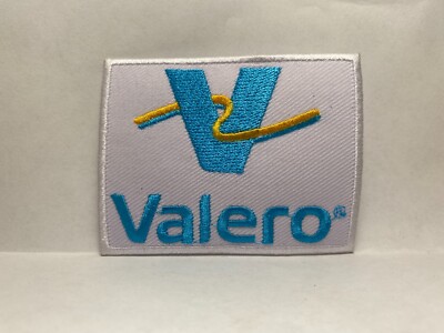 VALERO NEW EMBROIDERED COMPANY IRON ON NAME PATCH TAG 2-1/2t X 3w | eBay