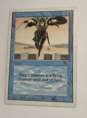 MTG Magic the Gathering Jump Flying Creature Instant Card Illus Mark ...