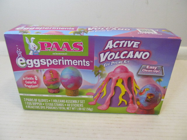 Paas Eggsperiments Active Volcano Egg Dyeing Decorating Kit | eBay