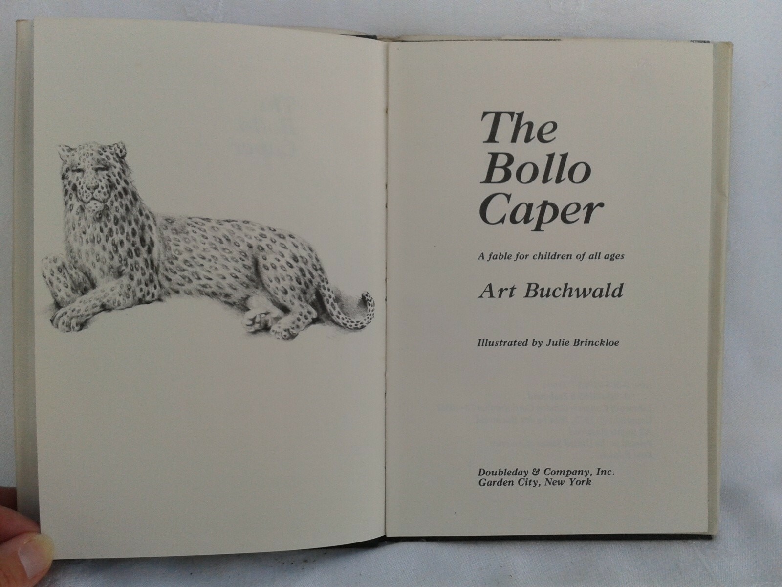 Art Buchwald. The Bollo Caper. Illustrated Hardback in Jacket. 1st ...