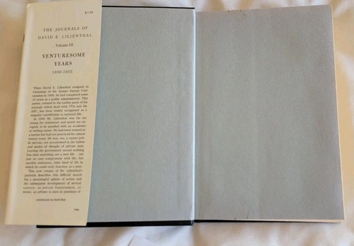 The Journals Of David E. Lilienthal Volume Three | eBay