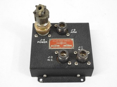 Collins 68U-1 Vintage Military Radio Component + Power Plug (excellent ...