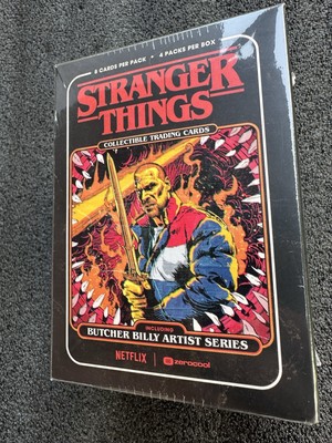 2022 Stranger Things x Zerocool Trading Cards Butcher Billy Sealed ...
