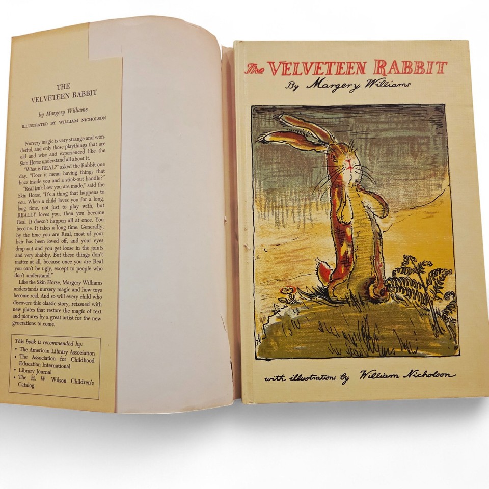 The Velveteen Rabbit Margery Williams Vintage Illustrated Hardcover HD ...