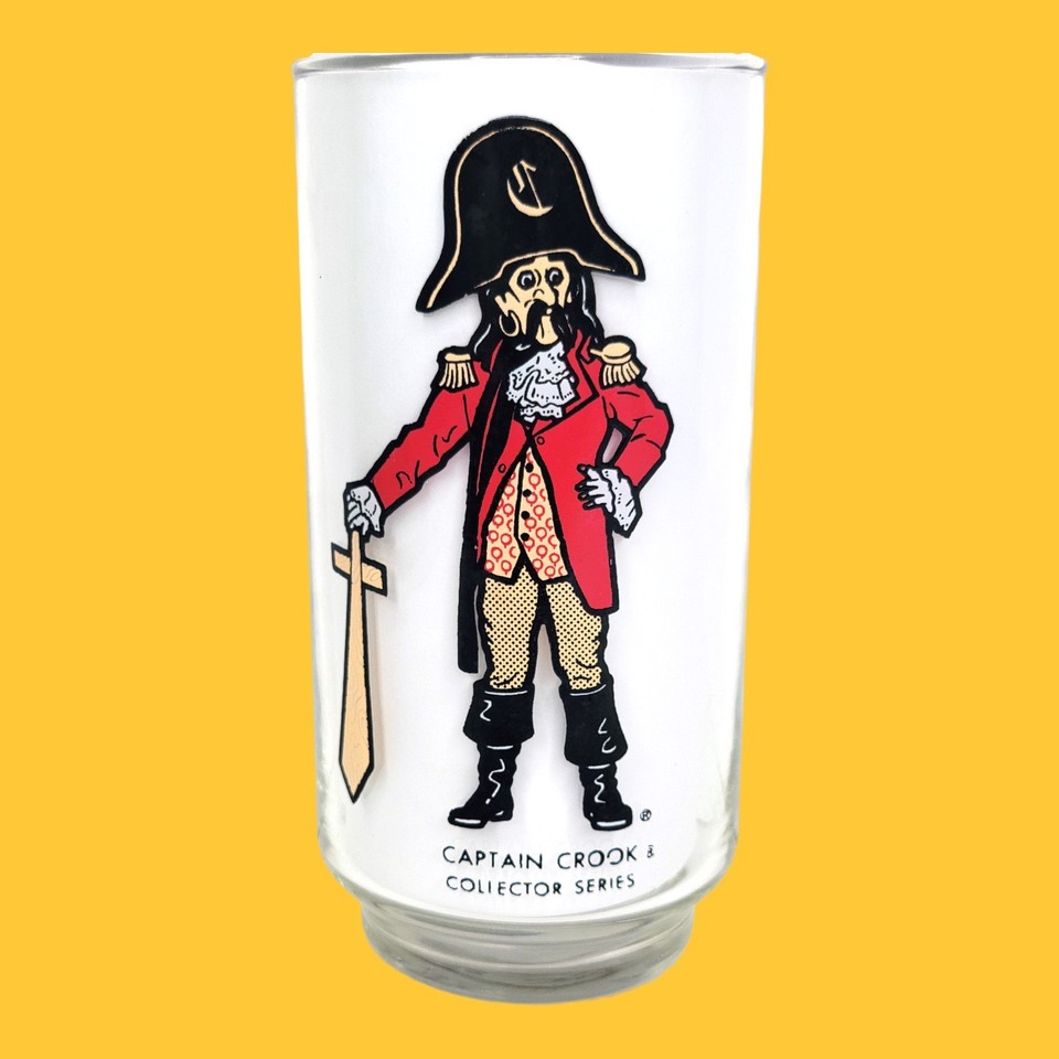 McDonalds Captain Crook Glass Collector Series Vintage Fast Food Promo ...