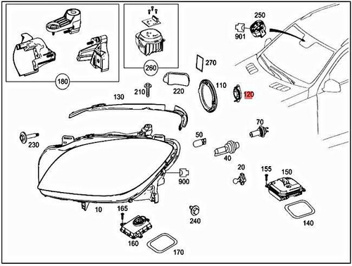 Genuine MERCEDES BBDC R172 W166 X156 Protective cover 0008268924 | eBay