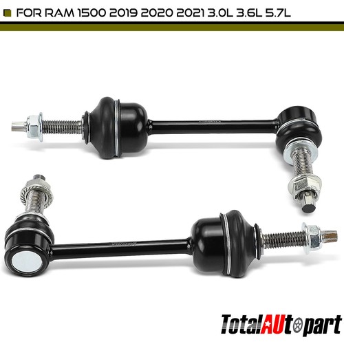 2x End 1 M12 End 2 M14 Front Left & Right Sway Bar Link for Ram 1500 ...