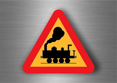 Sticker Road Sign Attention Train Attention | eBay