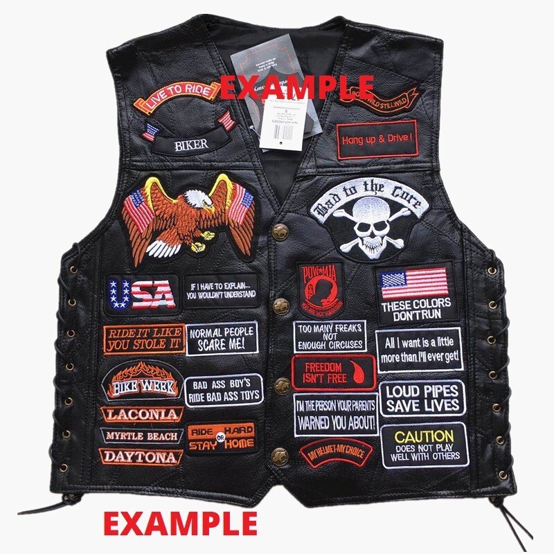 St. Michael Guardian® Bell w/ BIKER PATCH Motorcycle Harley Luck ...