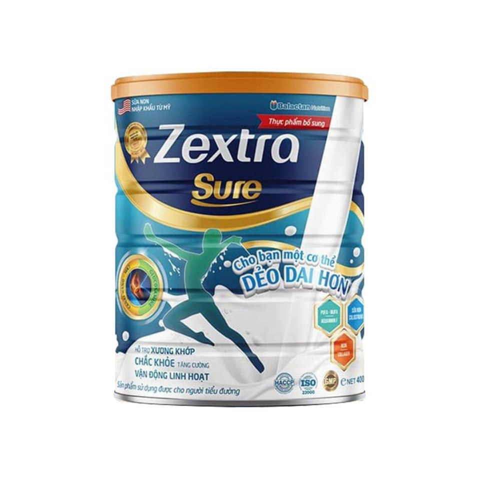 100% Zextra Sure Milk [400g] For Knee, Back Pain, Strengthen Bone Free ...