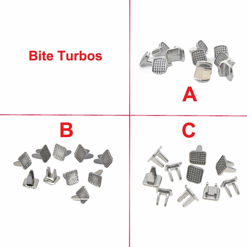 10x/Bag Dental Orthodontic Bite Turbos Opener Wings Tongue Tamers ...