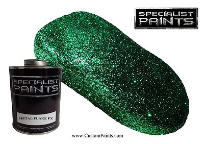 Quart of GREEN Metal Flake FX Large - 015 HEX, Automotive Custom | eBay