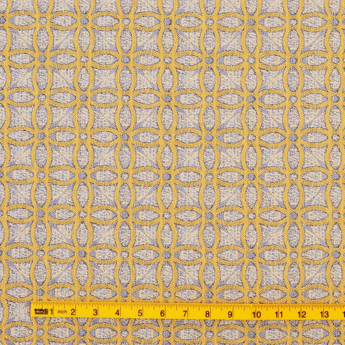 Yellow Medallion Fabric NEW SALE! Princess Penelope Made In England