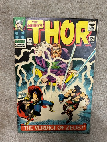 The Mighty Thor #129 | Marvel Comics | First App. Ares | VF 8.0 | eBay