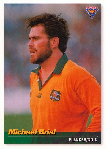 1995 WALLABIES Rugby Union Card MICHAEL BRIAL World Cup | eBay Australia