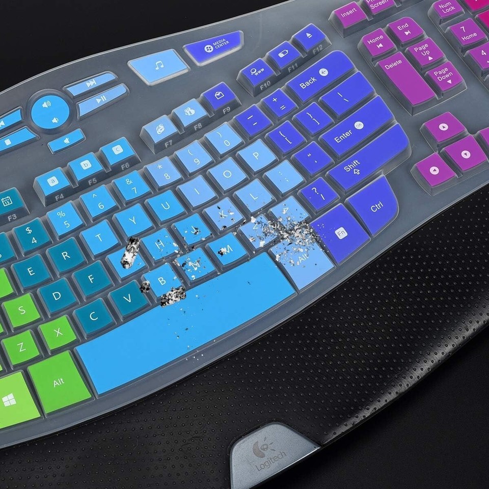 Keyboard Cover for Logitech K350 MK570 MK550 Wireless Wave Keyboard ...