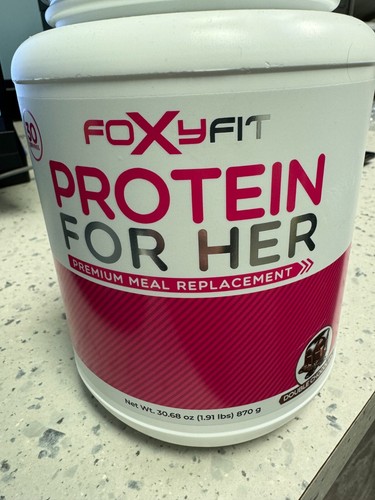 Foxy Fit Protein For Her DOUBLE CHOCOLATE 30 Servings | eBay