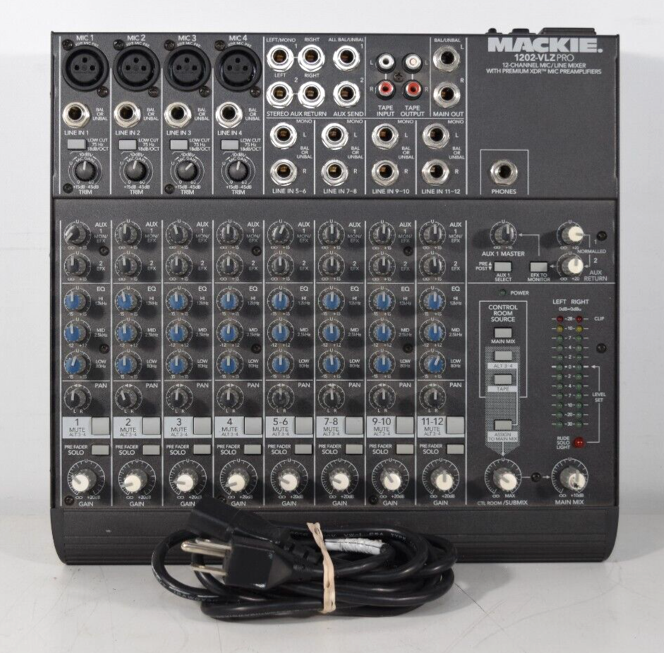 Mackie 1202-VLZ Pro 12-Channel Mic/Line Mixer | eBay