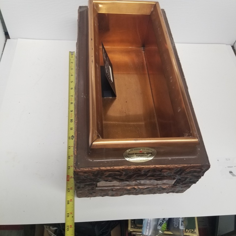Vintage Wilbert Triune Concrete Burial Casket Vault Salesman Sample ...