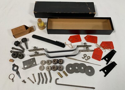 VINTAGE ANTIQUE Remington Noiseless TYPEWRITER KIT - MINT PARTS - OIL ...